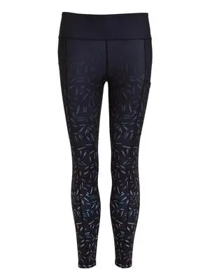PERKY PEACH Scattered Line Leggings - Black