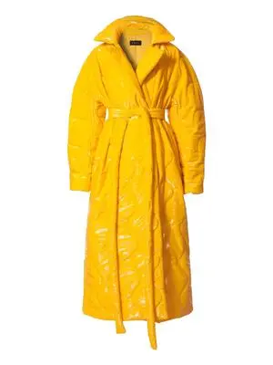 AGGI BY HALEWSKI Harlow Super Yellow Coat - Orange