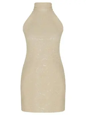 HERFETCH Neutrals Mini Flirty Dress-