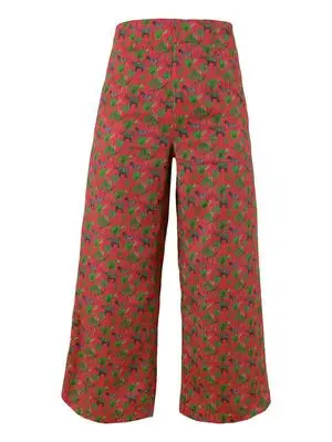 MY PAIR OF JEANS Jaipur Wide-leg Pants - Red