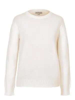 ANSE VICTORIN Olivia Cashmere Pullover Cream - White