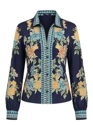 RAISHMA Amani Navy Shirt Blue