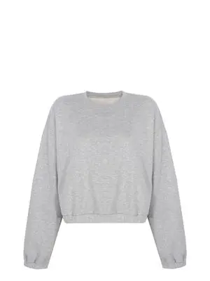 YORSTRULY Cropped Sweatshirt - Grey