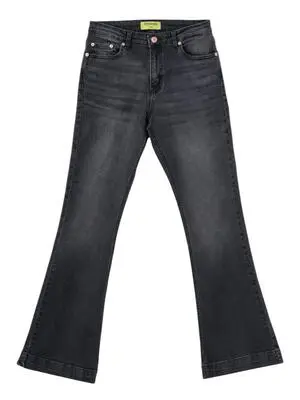 DIN & DEEN Trumpet Flare Jeans Blue Collection - Black
