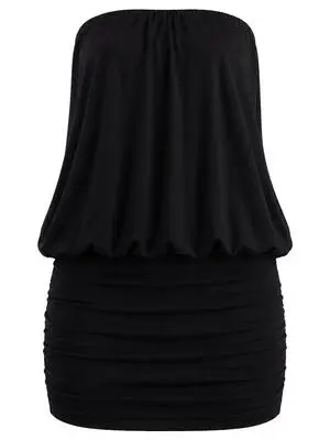 MAISON DE GALA Luna Noir Mini Dress Black