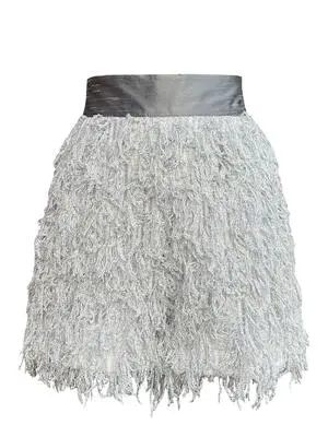 GEEGEE COLLECTION Destella Shorts - Silver
