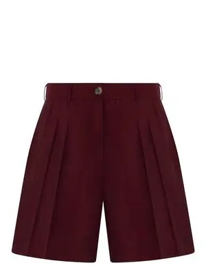 THISISU COLLECTION Lyla Short Burgundy - Red
