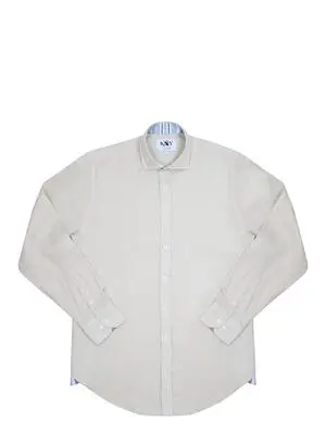 KOY CLOTHING Neutrals Sand Linen Shirt - Blue