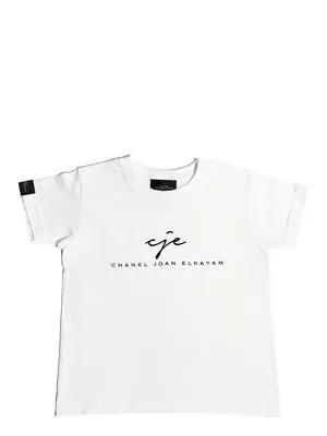 CHANEL JOAN ELKAYAM Cje Logo T-shirt - White