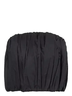 AMY LYNN Bubble Crop Top - Black