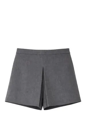 MUTE BY JL Front Pleat Skort - Grey