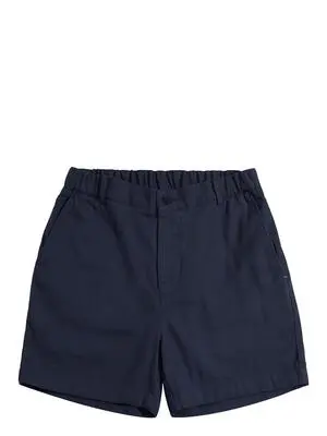 FAR AFIELD Dekk Cotton-hemp Canvas Shorts - Blue