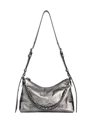 ORANGE CUBE Metropolitan Shoulder Bag Silver - Black