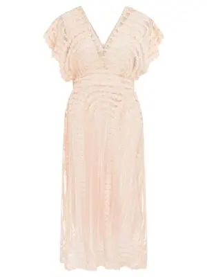 LISA THE LABEL Cappuccino Dress Long - Orange