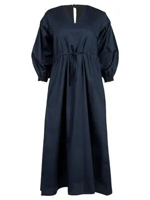 NUMBAT Klara Dark Midi Dress - Blue