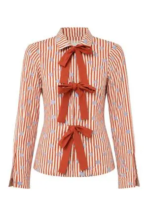 Carmen Says Doll Striped Shirt - Red