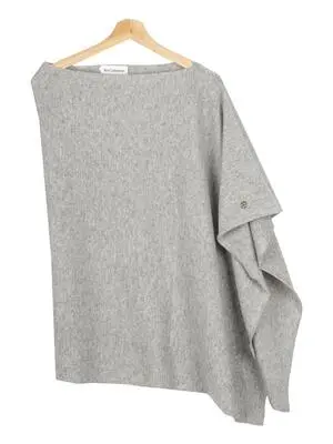 BEL CASHMERE Cashmere Poncho - Grey