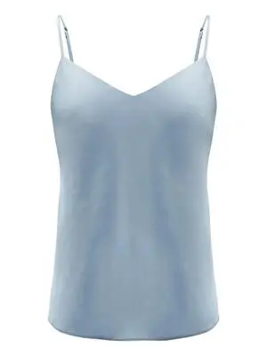 RIVIERA SOIRÉE Winifred Satin Camisole - Blue