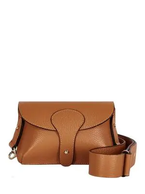 BETSY & FLOSS Large Luca Crossbody Bag In Tan - Brown
