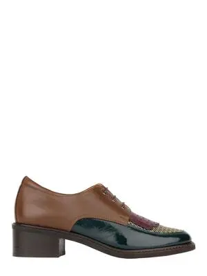 EMBASSY LONDON USA Retro Tone Green & & Burgundy - Brown