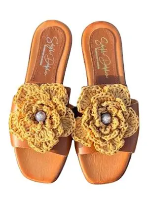 SIBYLLA DELPHICA Apollonia Leather Sandals - Brown