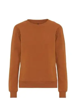 GROBUND Signe Sweatshirt The One With Great Sleeves In Burnt - Orange