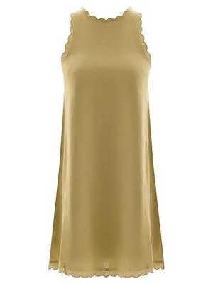 MONLICIA Calia Linen Mini Dress - Light Green