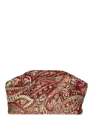 RUJ HERITAGE Puffy Bag Jacquard - Red