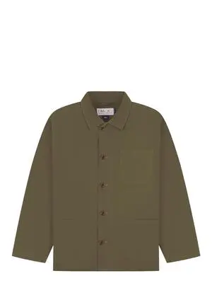 USKEES Overshirt Dark Taupe - Brown