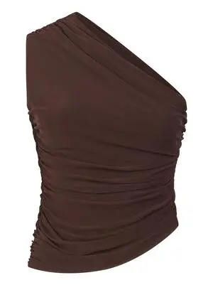 CELESTINE & MAE Aura Top In Chocolate Fondant Brown
