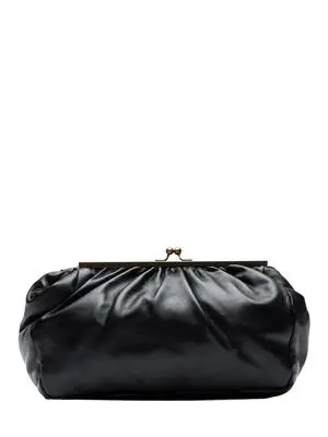 DANNI RO Porto Clutch Leather - Black