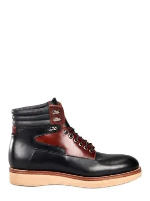 KURT LINCOLN Black / Brown Jackson Boot - Black/brown