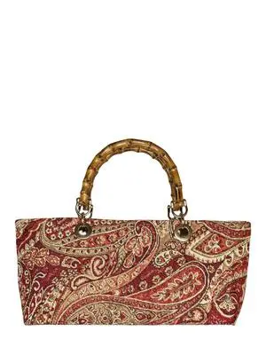 RUJ HERITAGE Mini Picnic Bag Jacquard - Red
