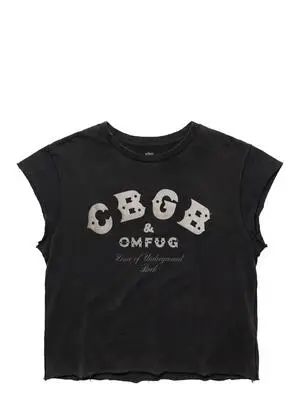 OTHER UK Cbgb Raw Edge T-shirt - Black