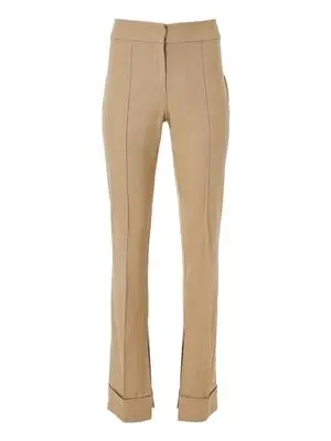 LITA COUTURE High Rise Trousers In Beige - Brown