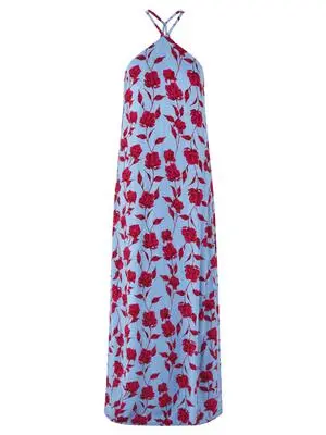 Mind Traveler Kate Floral Dress - Blue