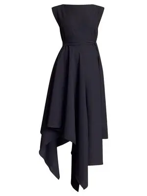MEEM LABEL Tolson Asymmetric Dress - Black