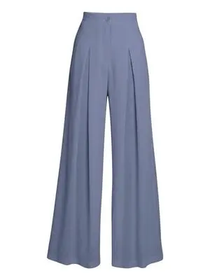 IMAATU Sande High-waisted Wide-leg Palazzo Trousers - Blue
