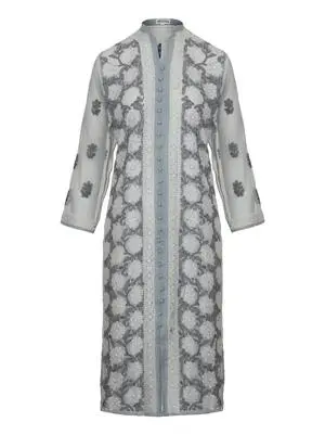 ANTRA DESIGNS Grey Georgette Kaftan - Silver