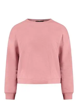 KNOWN SUPPLY Boxy Cotton Crewneck Ada Blossom - Pink