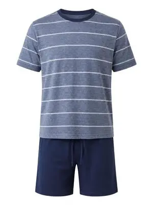 ZD ZERO DEFECTS Short Modal Pyjamas Eos Navy - Blue