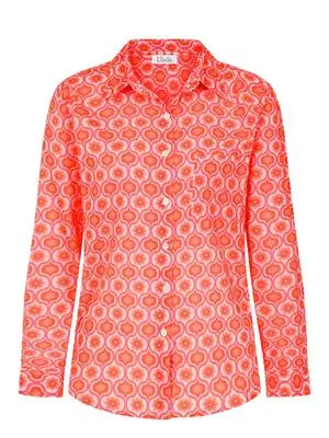 LUELLA FASHION Luella Fashion Printed Cotton Shirt Red