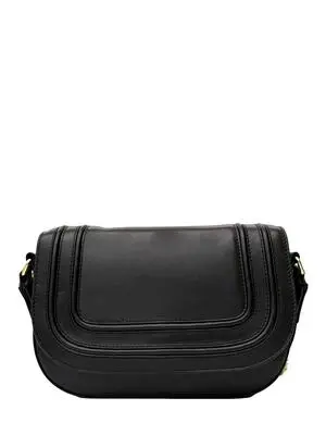APATCHY LONDON The Mimi Midi Leather Bag - Black