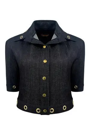 MAUI X LOLITA Chance Denim Button-up Shirt - Grey