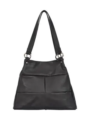 OWEN BARRY Shoulder Bag Leather Marlowe Black