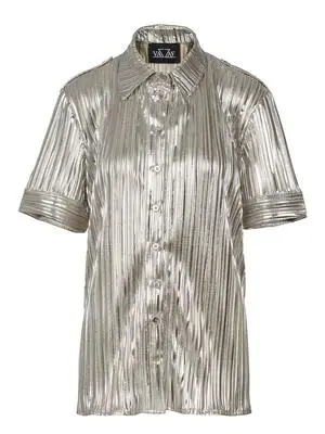 VAZAF Pleated Shirt - Silver