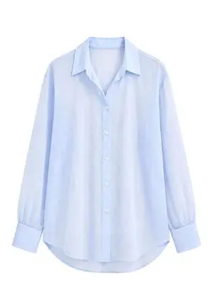 YORSTRULY Lounge Shirt Sky - Blue