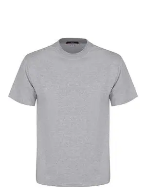 DAVID WEJ Marco Cotton Crew Neck - Grey