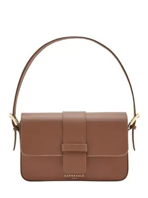 CARNEVALE Dalia Coffee Baguette Bag - Brown