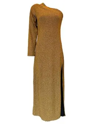 ANY OLD IRON Shimmer Smith Dress - Gold